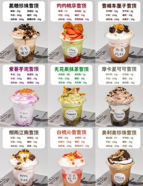 奶茶店冷饮制作大全_新手怎么做冷饮-第2张图片-山城妙识