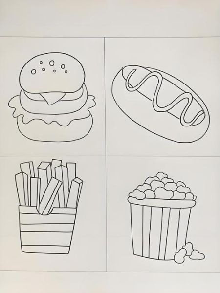 卡通汉堡图片哪里找_如何画可爱汉堡简笔画-第2张图片-山城妙识