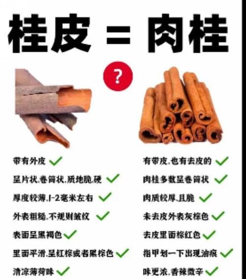 桂皮与肉桂的区别_哪个功效更好-第1张图片-山城妙识