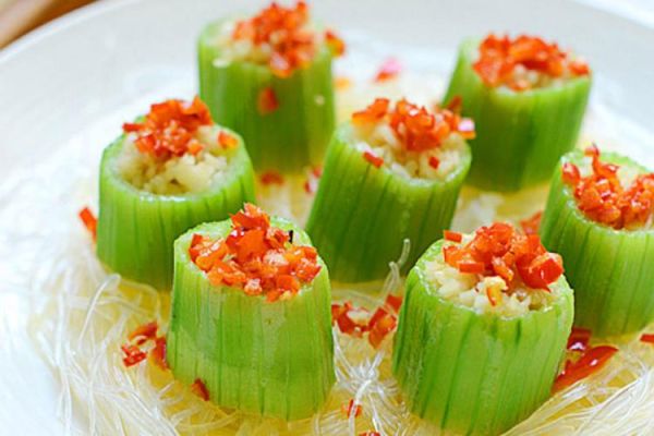 蒜蓉蒸胜瓜怎么蒸才翠绿_蒜蓉蒸胜瓜窍门-第3张图片-山城妙识