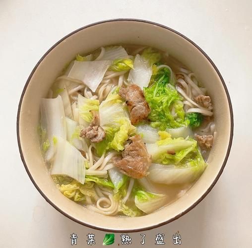 青菜肉丝面怎么做_家常做法步骤详解-第2张图片-山城妙识