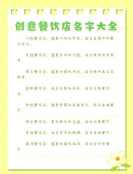 特色餐饮店名大全_如何取名更吸引人-第2张图片-山城妙识