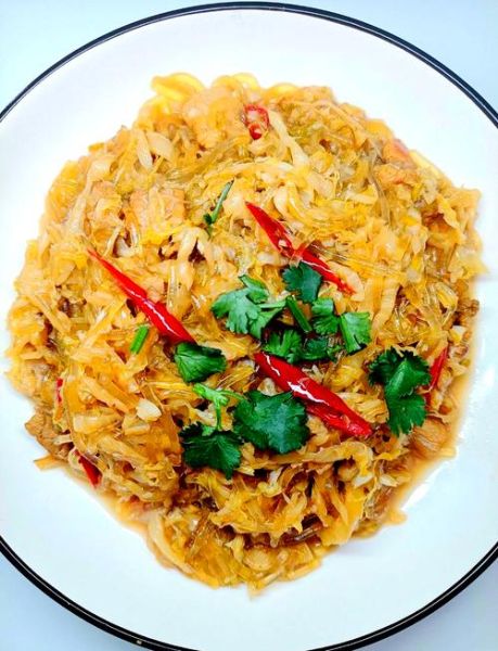 素炒酸菜粉条怎么做_酸菜粉条不坨不粘锅技巧-第1张图片-山城妙识