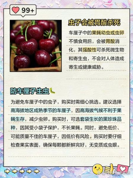 樱桃有虫子吃了没事吧_樱桃虫子吃到肚子里怎么办-第1张图片-山城妙识