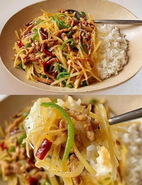 土豆丝盖浇饭怎么做_土豆丝盖浇饭热量高吗-第1张图片-山城妙识