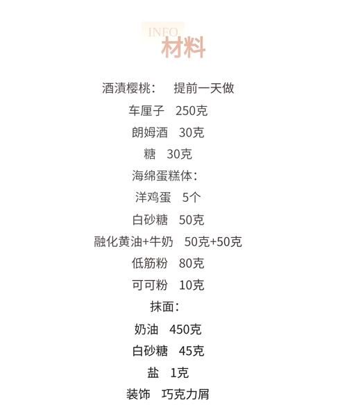 黑森林蛋糕怎么做_正宗黑森林蛋糕配方-第1张图片-山城妙识