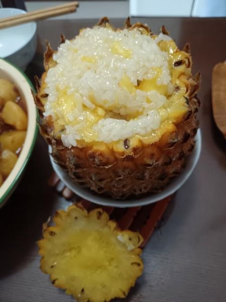 甜菠萝饭的家常做法_菠萝饭怎么做好吃-第2张图片-山城妙识
