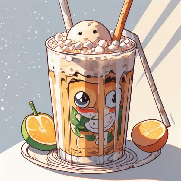 奶茶图片大全大图卡通可爱_卡通奶茶壁纸怎么找-第3张图片-山城妙识