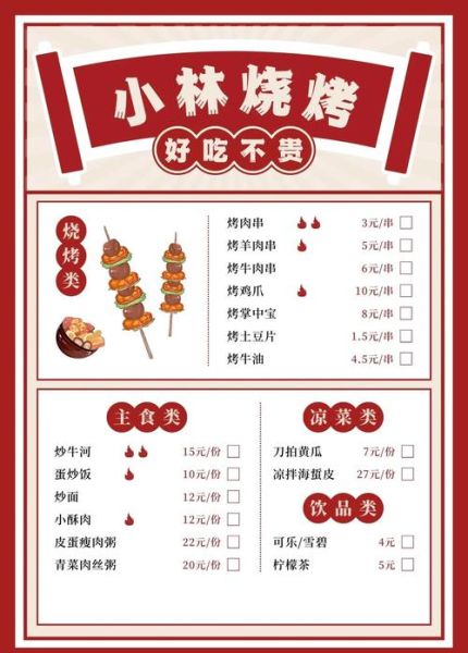 烧烤大全菜单有哪些_如何搭配最省钱-第1张图片-山城妙识