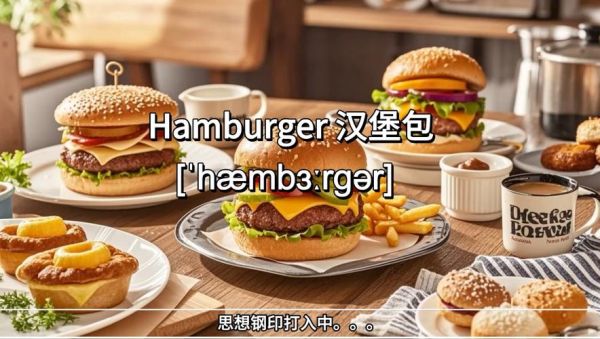 汉堡包的英文单词怎么读_hamburger发音技巧-第3张图片-山城妙识