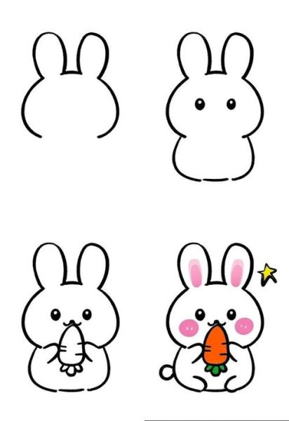 兔子怎么画_123画兔子步骤-第1张图片-山城妙识