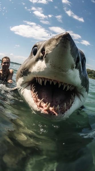 鲨鱼图片大全高清_哪里下载无水印-第1张图片-山城妙识