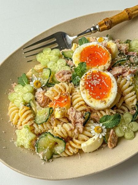 金枪鱼意面沙拉怎么做_金枪鱼意面沙拉热量高吗-第2张图片-山城妙识