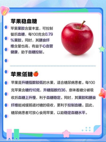 苹果含糖量高吗_糖尿病人能吃吗-第3张图片-山城妙识