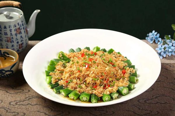 蒜蓉秋葵怎么做好吃又简单_蒜蓉秋葵几分钟能熟-第1张图片-山城妙识