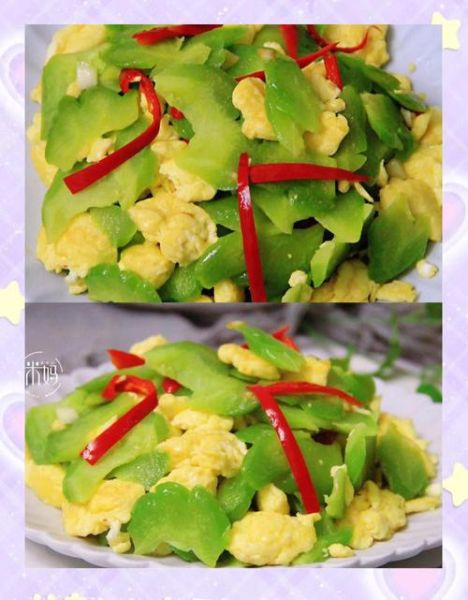 苦瓜炒鸡蛋怎么做不苦_苦瓜炒鸡蛋图片真实做法-第2张图片-山城妙识