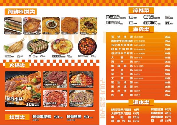 韩国烤肉店菜单推荐_韩国烤肉必点什么肉-第2张图片-山城妙识