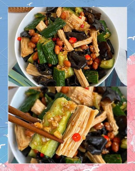 黄瓜腐竹凉拌怎么做_黄瓜腐竹凉拌要不要焯水-第3张图片-山城妙识