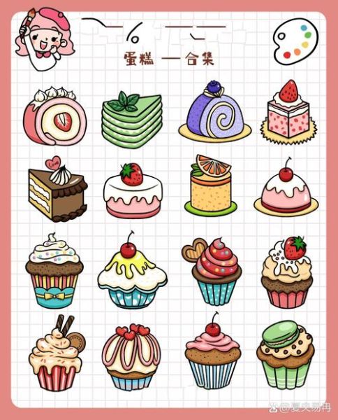 卡通小蛋糕图片怎么画_卡通小蛋糕图片素材去哪找-第2张图片-山城妙识