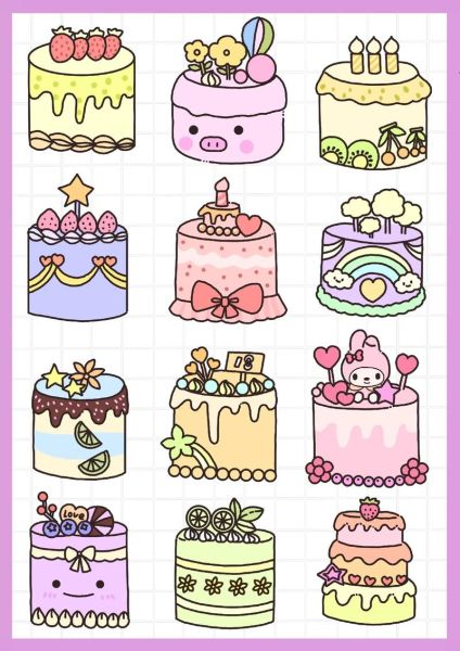 卡通小蛋糕图片怎么画_卡通小蛋糕图片素材去哪找-第1张图片-山城妙识