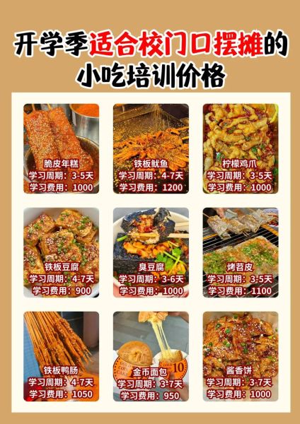 街边摆摊小吃培训多少钱_新手去哪学靠谱-第3张图片-山城妙识