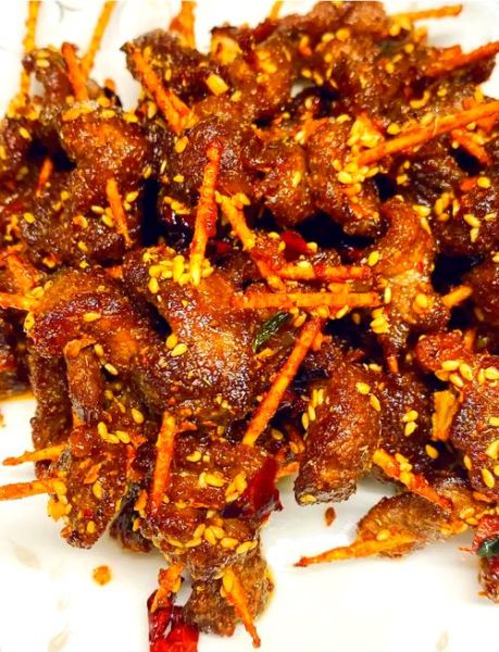 牙签肉怎么做_牙签肉做法家常-第1张图片-山城妙识