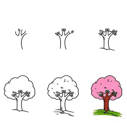 桃花树图片高清_桃花树怎么画-第2张图片-山城妙识