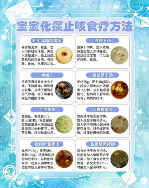 宝宝咳嗽有痰食疗_吃什么化痰止咳-第1张图片-山城妙识