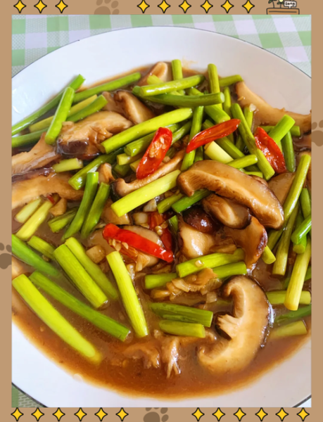 香菇蒜苗炒肉丝怎么做_香菇蒜苗炒肉丝的家常做法-第3张图片-山城妙识