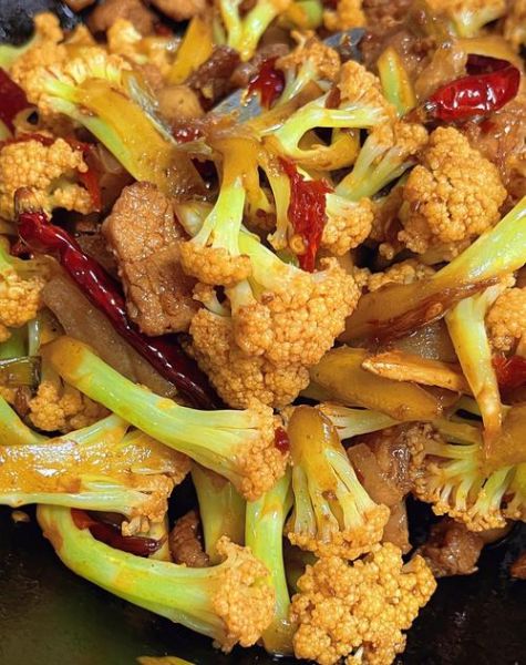 菜花五花肉片怎么炒好吃_家常做法-第3张图片-山城妙识 菜花五花肉片怎么炒好吃_家常做法-第3张图片-山城妙识