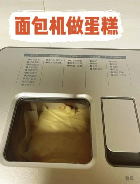 怎么用面包机做蛋糕_面包机做蛋糕的配方比例-第1张图片-山城妙识