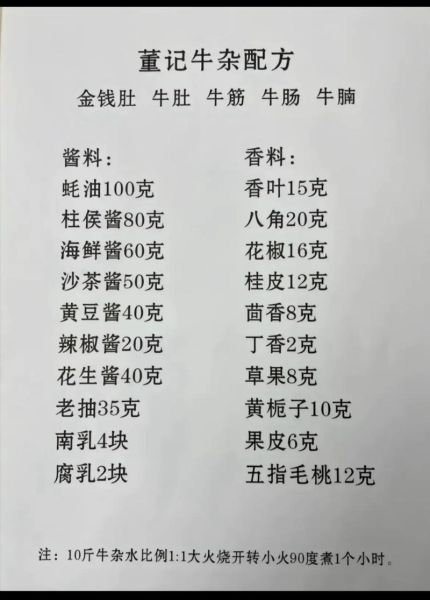 广东路边摊牛杂怎么做_牛杂汤底配方-第2张图片-山城妙识