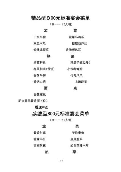 五星级酒店菜单菜名怎么读_高端宴会点菜技巧-第2张图片-山城妙识