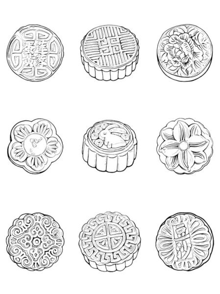 月饼怎么画_立体感怎么画-第2张图片-山城妙识