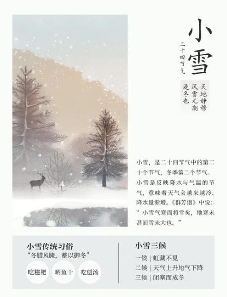 小雪节气吃什么_小雪节气有哪些传统习俗-第2张图片-山城妙识