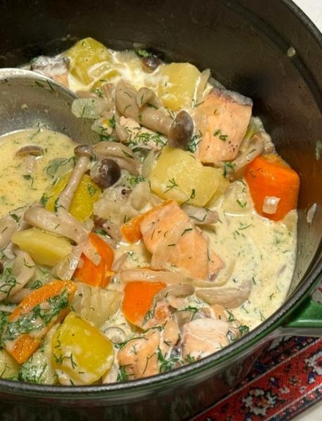 三文鱼汤怎么做好吃_三文鱼汤的做法大全家常-第2张图片-山城妙识