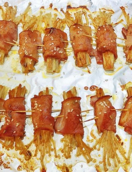 烤培根金针菇卷怎么做_烤培根金针菇卷热量高吗-第2张图片-山城妙识