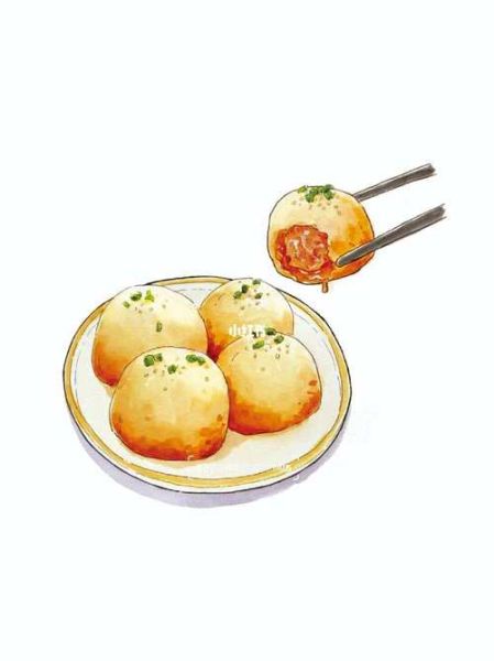 蚵仔煎简笔画怎么画_蚵仔煎简笔画步骤-第3张图片-山城妙识