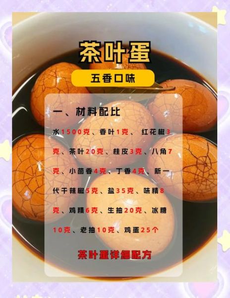 制作茶叶蛋需要什么材料_茶叶蛋配方比例-第2张图片-山城妙识