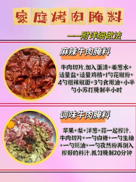 烤肉怎么腌制才嫩_烤肉腌料配方大全-第2张图片-山城妙识