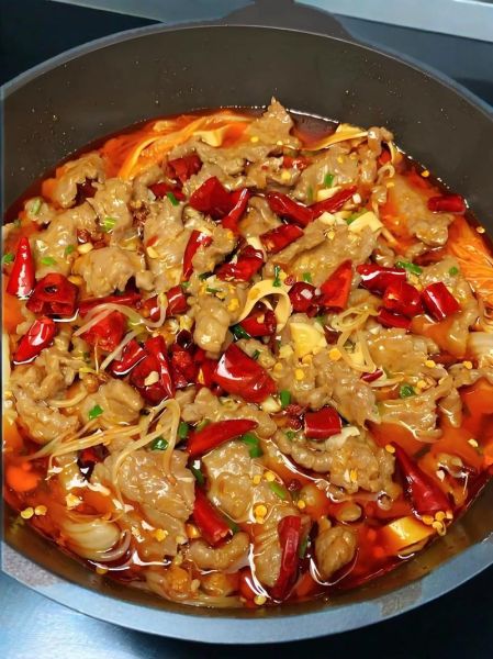 水煮肉片怎么做才嫩_水煮肉片饭店做法图解-第2张图片-山城妙识