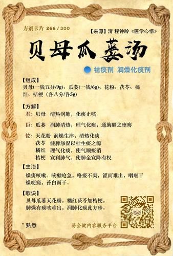 贝母瓜蒌散的功效与作用_贝母瓜蒌散方歌怎么背-第1张图片-山城妙识