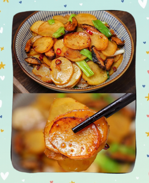香菇炒土豆怎么做_香菇炒土豆用焯水吗-第1张图片-山城妙识