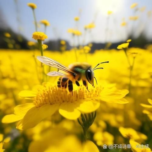 油菜花蜜蜂_油菜花吸引蜜蜂的原因-第2张图片-山城妙识