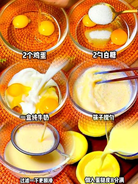 简单蛋挞液怎么做_家庭版蛋挞液配方-第1张图片-山城妙识