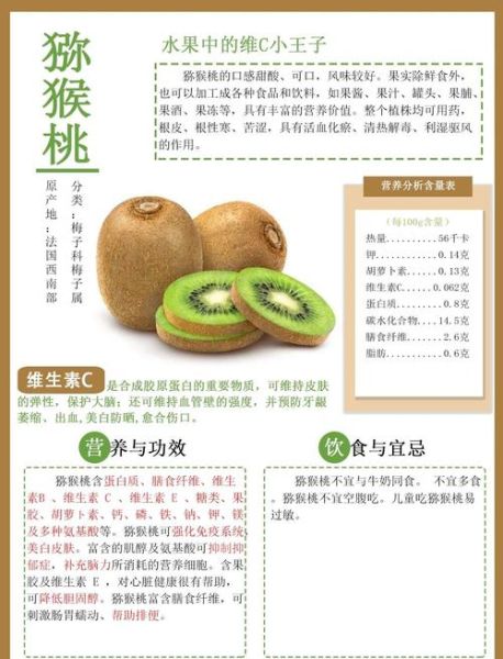 猕猴桃的功效与作用_猕猴桃的禁忌人群-第1张图片-山城妙识