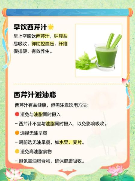 西芹汁什么时候喝减肥最好_西芹汁空腹喝还是饭后喝-第1张图片-山城妙识