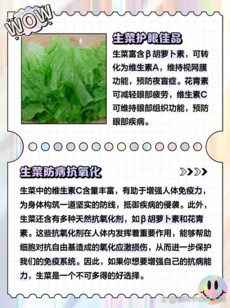 长期吃生菜有什么好处_生菜营养价值与功效-第3张图片-山城妙识 长期吃生菜有什么好处_生菜营养价值与功效-第3张图片-山城妙识