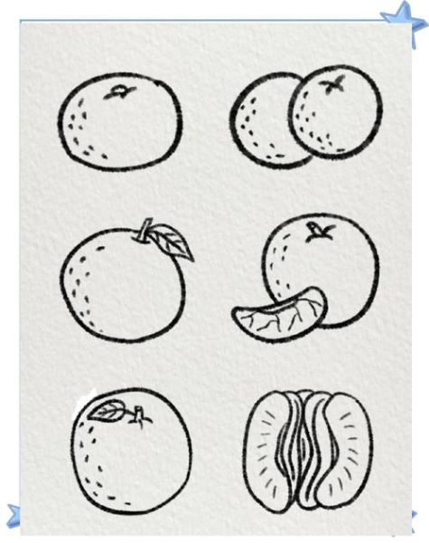 橙子简笔画怎么画_橙子简笔画步骤-第1张图片-山城妙识 橙子简笔画怎么画_橙子简笔画步骤-第1张图片-山城妙识