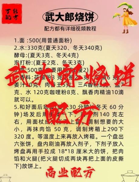 武大郎烧饼和面配方比例_和面水温多少度-第3张图片-山城妙识